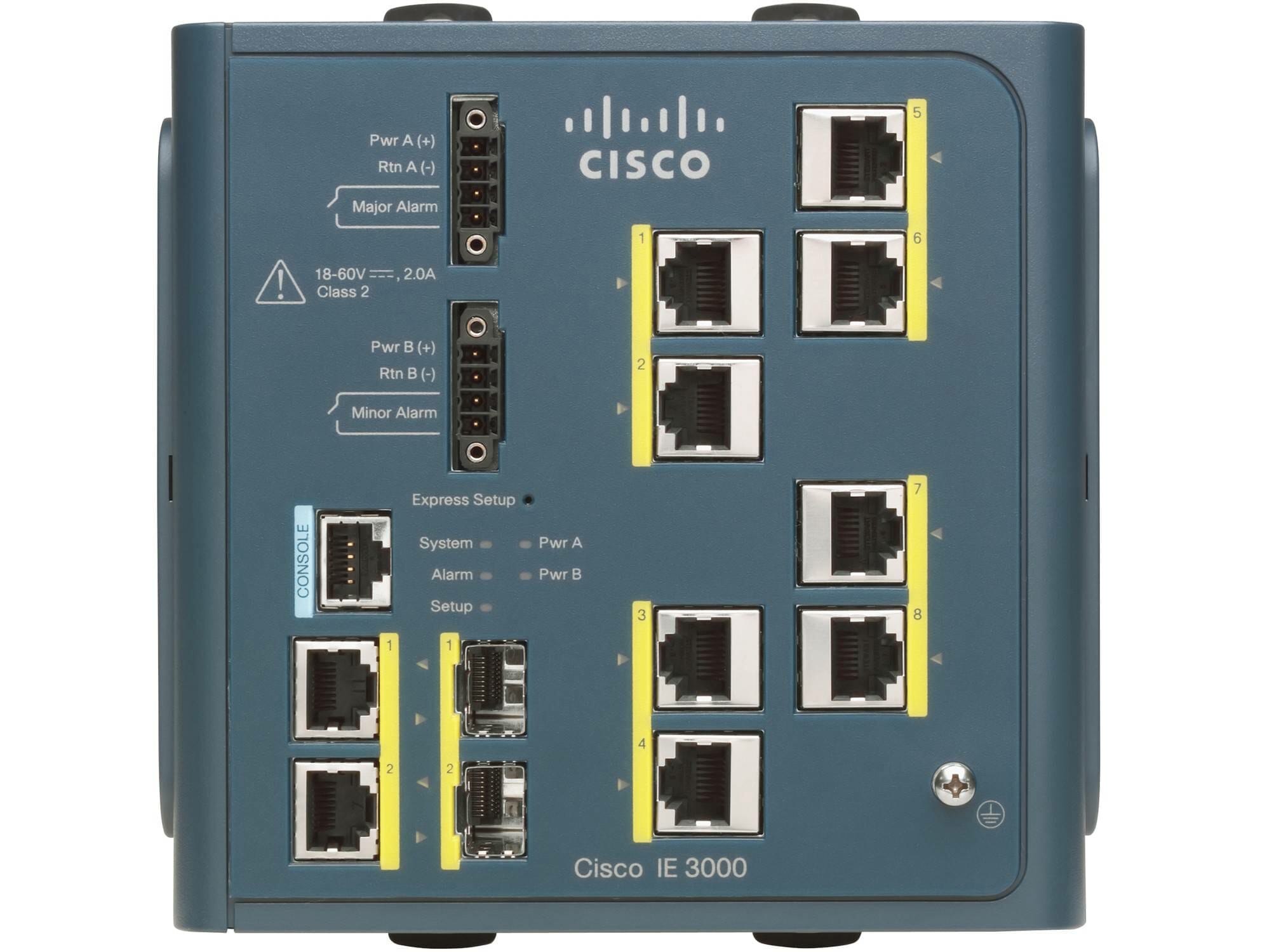 Cisco L3 Managed Switch IE-3000-8TC-E with Gigabit SFP