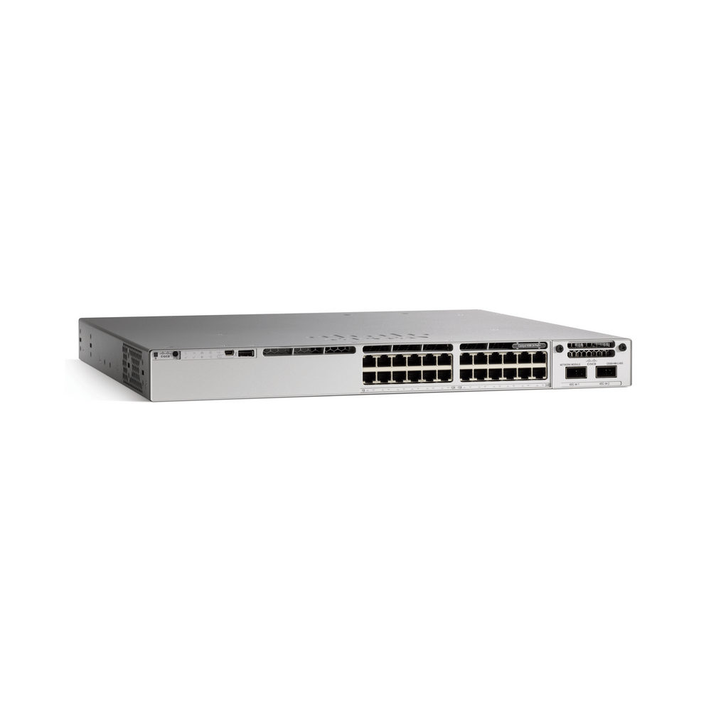 Cisco C9300-24T-A Switch: 24 Port, L3 Managed, Rack-Mountable