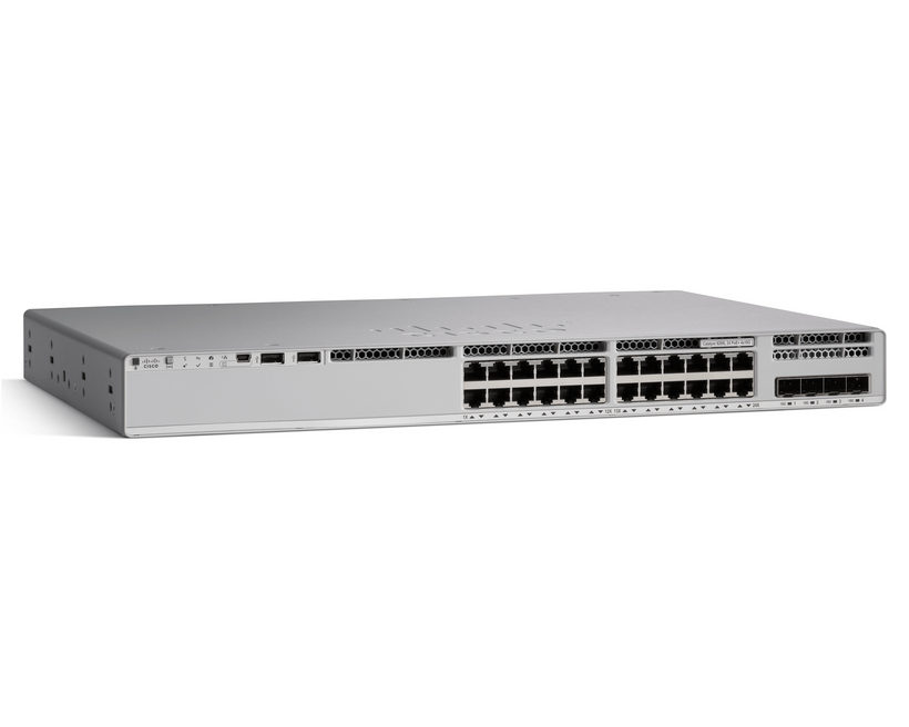 Cisco C9200L-24P-4X-A L3 Switch - 24 Ports, 4x10Gb SFP+ Rack-Mount