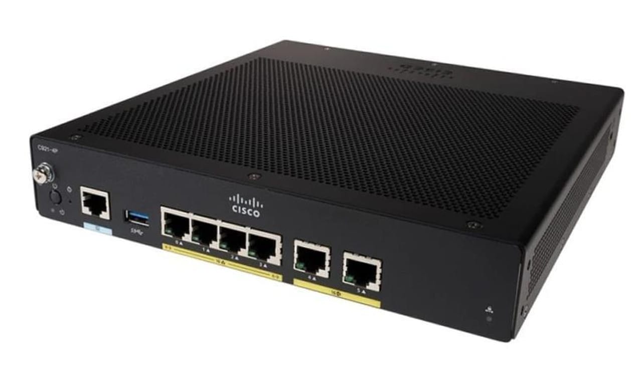 Cisco C927-4P VDSL2/ADSL2+ Sec Router over POTs & 1GE/SFP