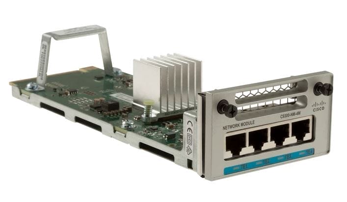 Cisco C9300-NM-4M Expansion Module - 4 Port Gigabit Ethernet