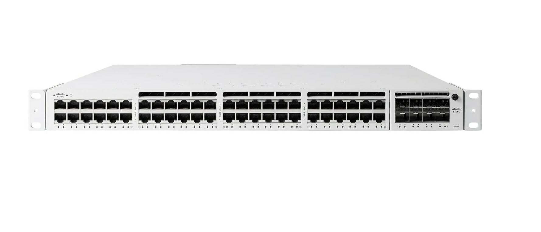 Meraki MS390-48UX2-HW Cloud Managed L3 UPOE Rack-Mountable Switch
